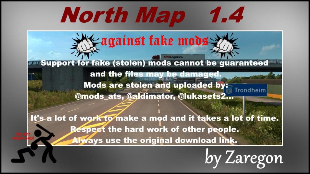 NORTH MAP V1.4 MAP MOD - ETS2 Mod Download