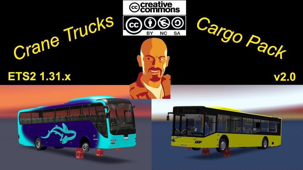 LOADS PACK FOR CRANE TRUCKS V2.0 ETS2 1.31.X TRAILERS - ETS2 Mod Download