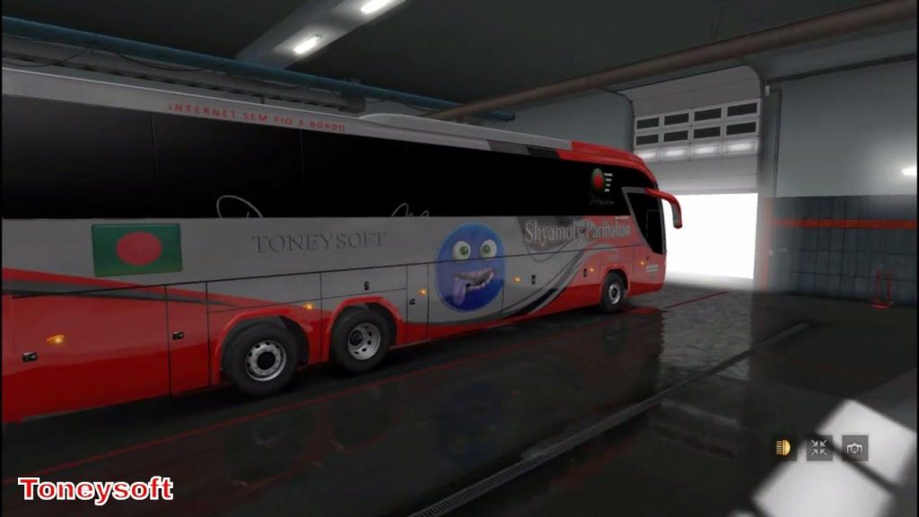 MASCARELLO ROMA 370 BUS BD SKIN V1.0 BUS MOD - ETS2 Mod Download