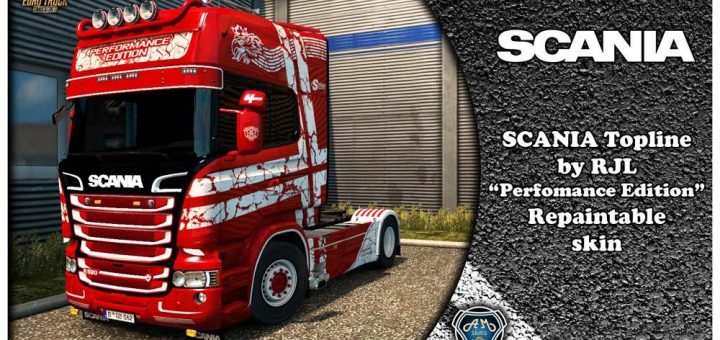 Scania RJL R6 Silver Griffin Roy Van Merode v1.0 - ETS2 Mod Download