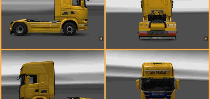 DANMARK SCANIA TRUCK SKIN - ETS2 Mod Download