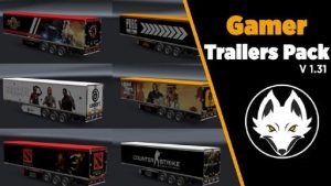 GAMER TRAILERS PACK 1.31.X ETS2 - ETS2 Mod Download