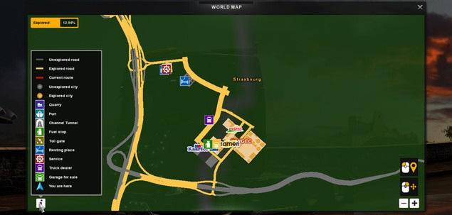 HD – COLORED MAP 1.31.X MOD - ETS2 Mod Download