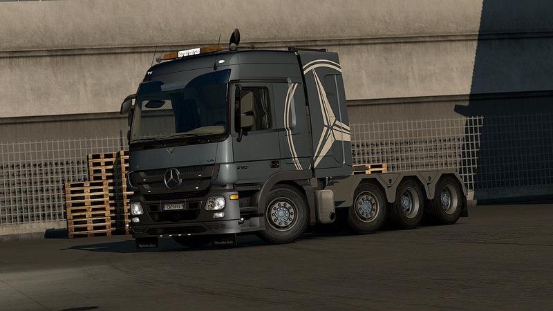 MB ACTROS MP3 REWORKS – BYCAPITAL V3.5 TRUCK MOD - ETS2 Mod Download