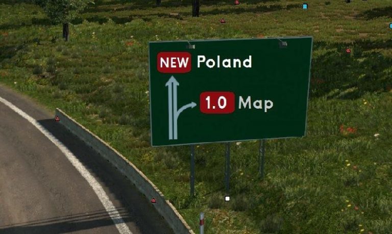 NEW POLAND MAP V1.0 MAP MOD - ETS2 Mod Download