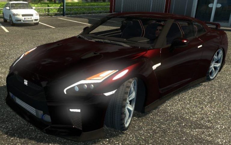 NISSAN GTR R35 (BOOSTED) V1.31 CAR MOD - ETS2 Mod Download