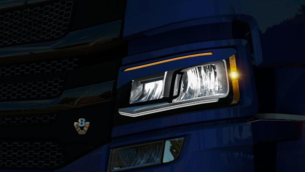 SCANIA S&R – BAD EYES, EVIL EYES 1.31.X TUNING MOD - ETS2 Mod Download