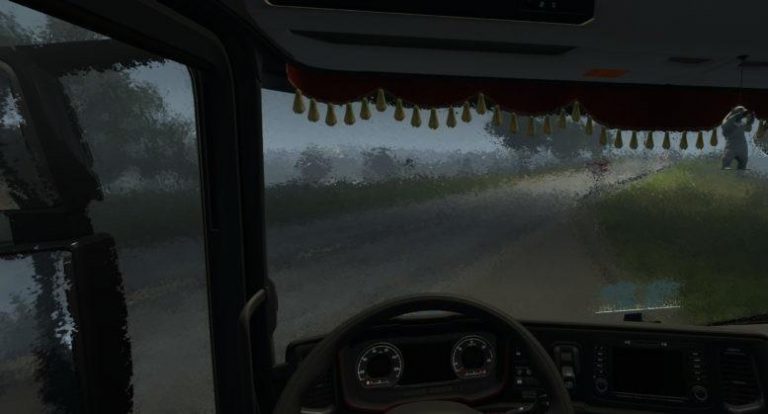 REALISTIC RAIN V1.1 1.32.X MOD - ETS2 Mod Download