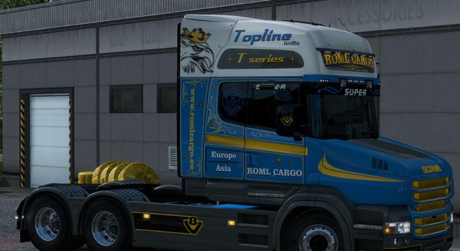 ROML CARGO RJL’S SCANIA T TOPLINE TRUCK SKIN V1.0 - ETS2 Mod Download