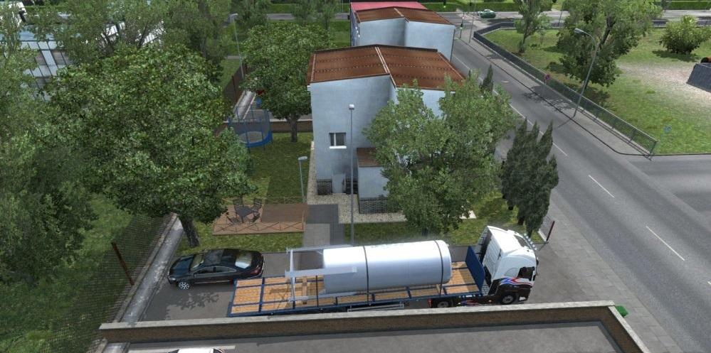HOUSE – HAMBURG (D) 1.31 - 1.32 MAP MOD - ETS2 Mod Download