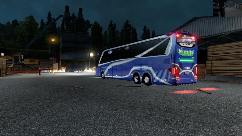 MERCEDES SETRA 517 HDH V5 WITH OFFICIAL SKIN + LOGO ETS2 MODS V4.0 BUS ...