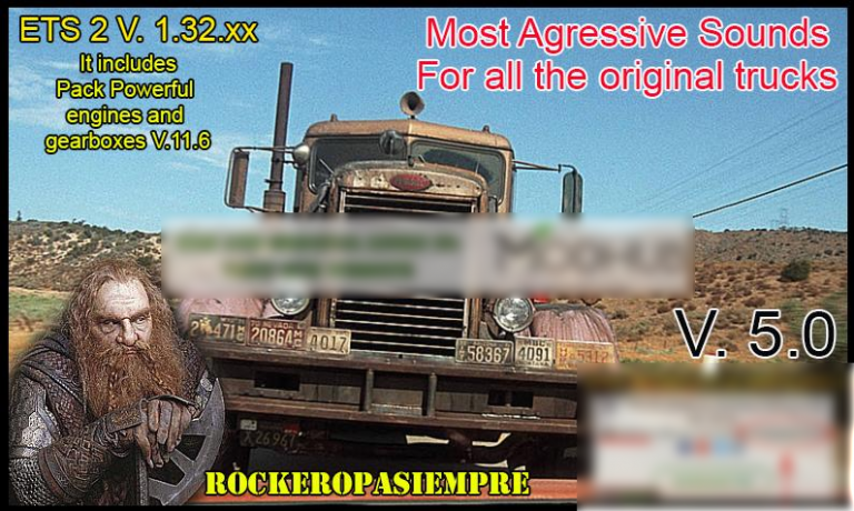 MOST AGGRESSIVE SOUNDS V5.0 BY ROCKEROPASIEMPRE FOR 1.32.X ETS2 - ETS2 ...