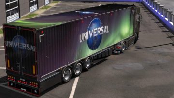 UNIVERSAL COMPANY TRAILER SKIN V1.0 FOR ETS2 - ETS2 Mod Download