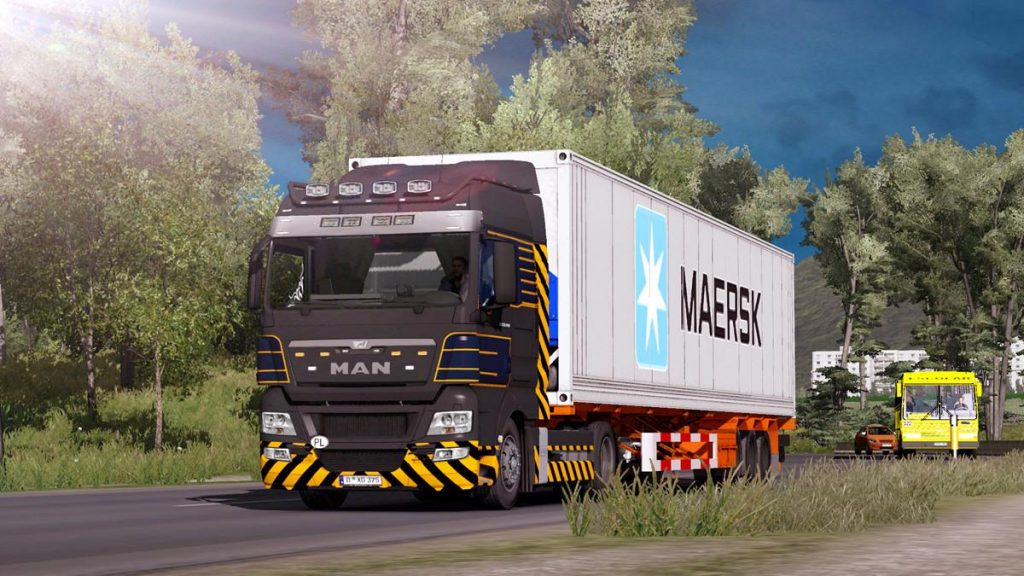 MAERSK REEFER CONTAINER 1.32.X ETS2 - ETS2 Mod Download