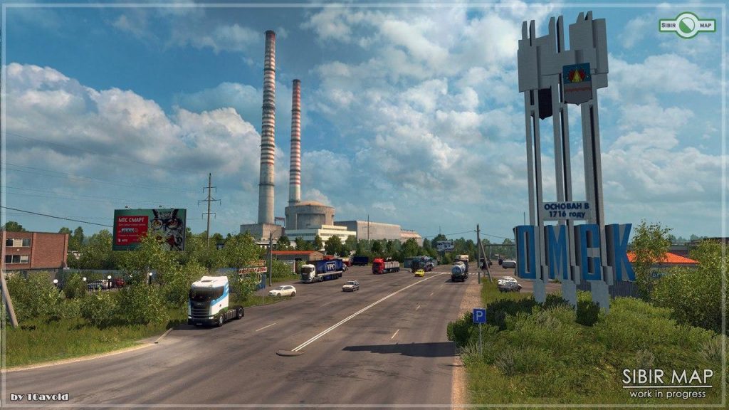 SIBIR MAP ALPHA VERSION V0.3.2 MAP MOD - ETS2 Mod Download