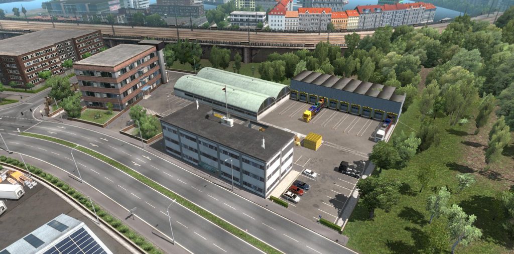 WAREHOUSE IN DRESDEN V1.0 MAP MOD - ETS2 Mod Download