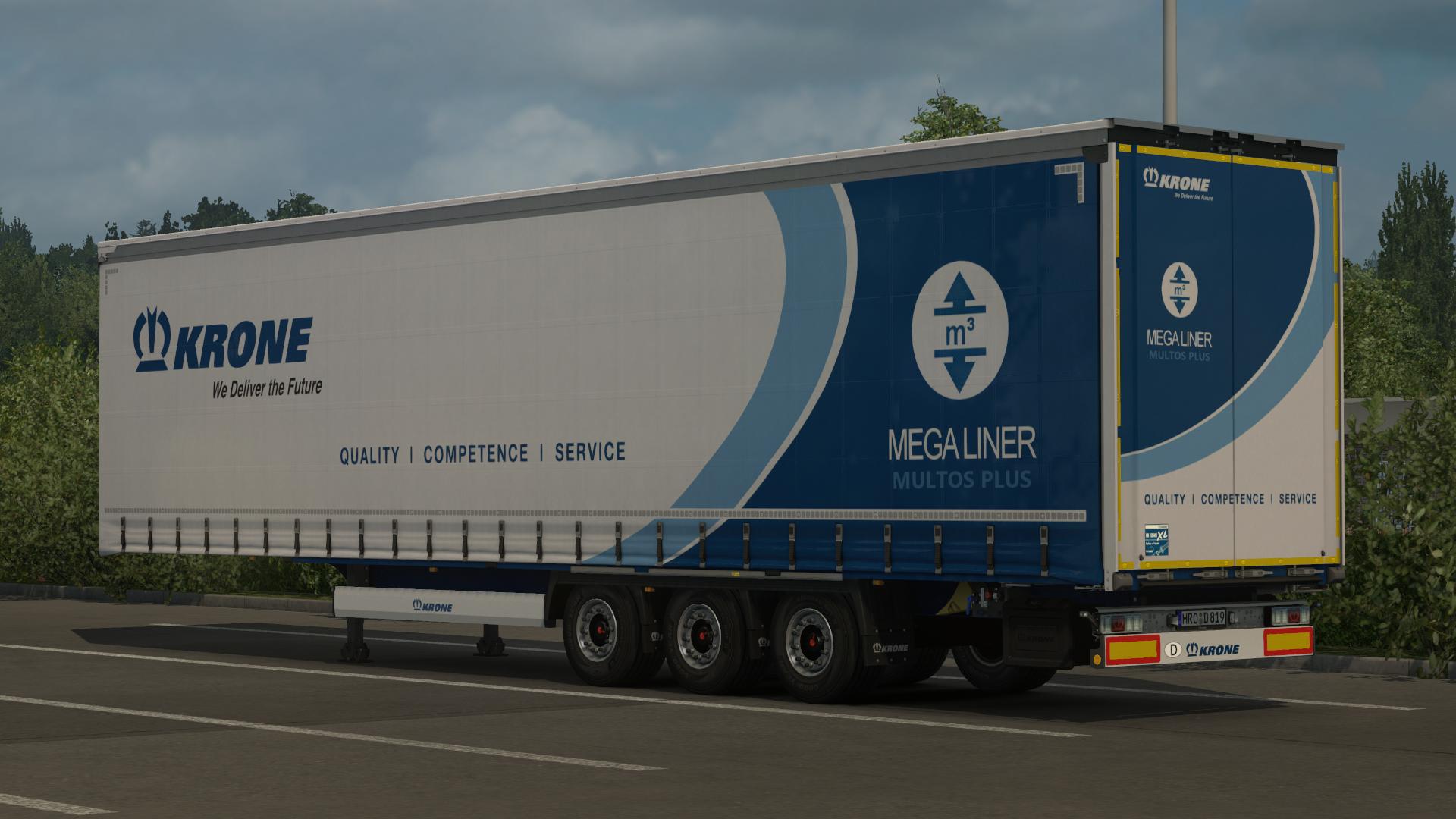 KRONE MEGALINER 2017 BY SOGARD3 V1.7 MOD - ETS2 Mod Download