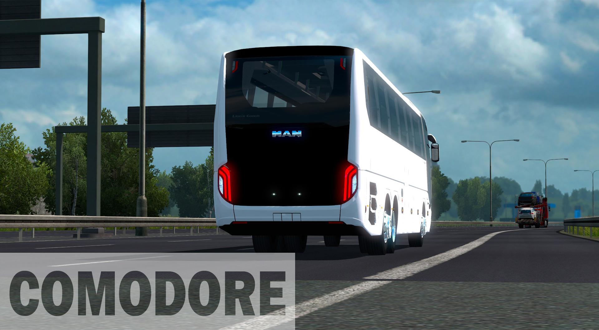 MAN LION’S COACH 2018 EURO 6 V1.0 BUS MOD - ETS2 Mod Download