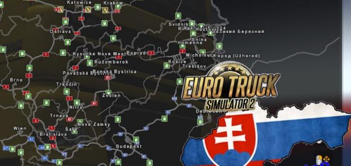 NEW SLOVAKIA MAP BY KIMISLIMI MAP - ETS2 Mod Download