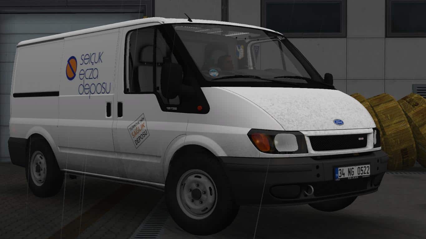 FORD TRANSIT MK6 – V1R2 1.33.X CAR MOD - ETS2 Mod Download