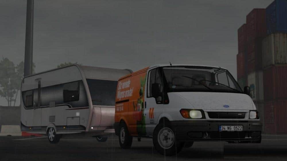 FORD TRANSIT MK6 – V1R2 1.33.X CAR MOD - ETS2 Mod Download