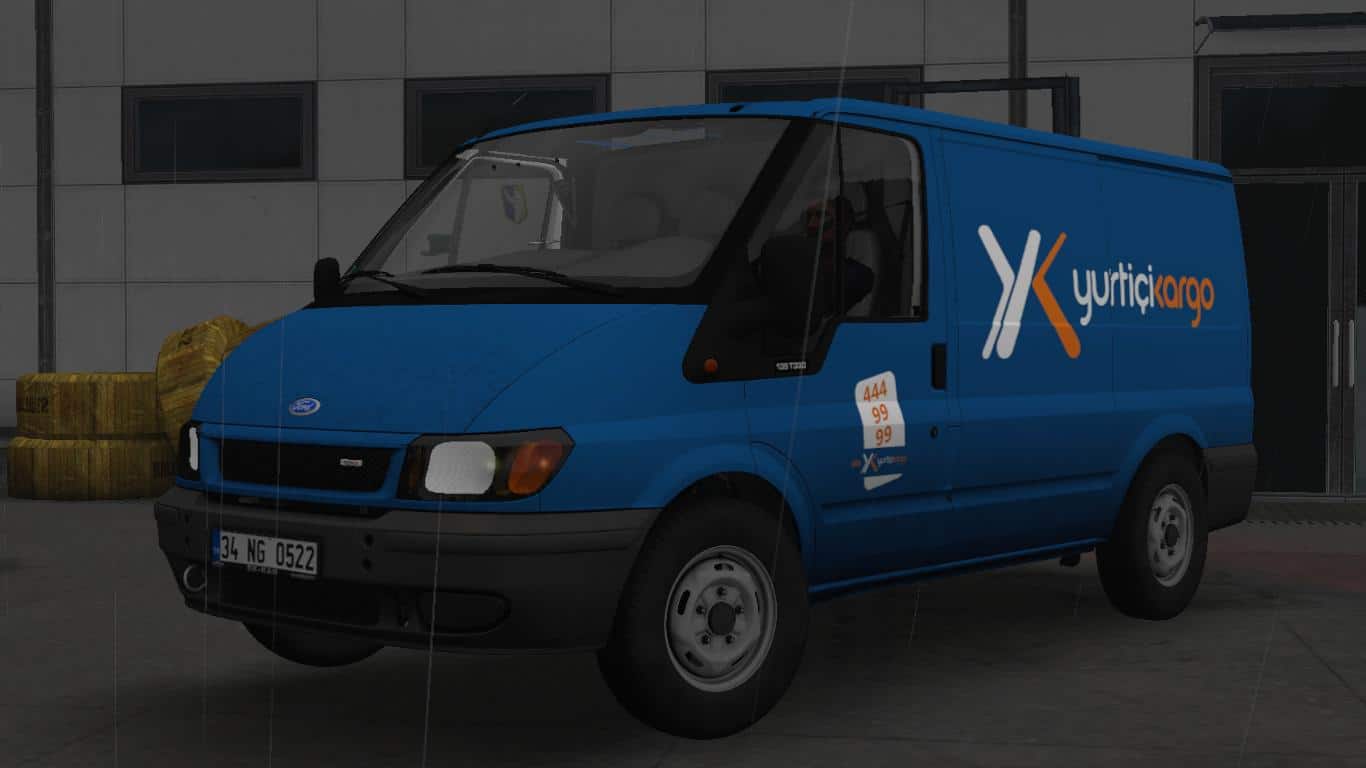 FORD TRANSIT MK6 – V1R2 1.33.X CAR MOD - ETS2 Mod Download
