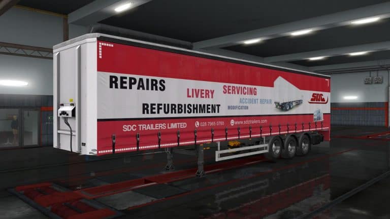 SDC SKIN OWNED 1.33 ETS2 - ETS2 Mod Download