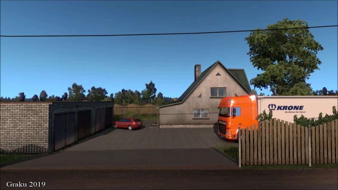 HOUSE MOD – DLC BALTIC 1.33.X MAP MOD - ETS2 Mod Download