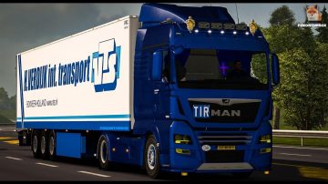 MAN TGX EURO 5 OPEN PIPE SOUND 1.33.X ETS2 - ETS2 Mod Download