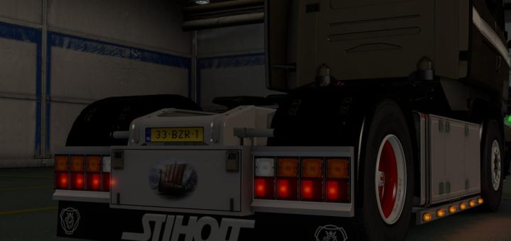 SCANIA RJL LEDS SPOILER V1.0 TUNING MOD - ETS2 Mod