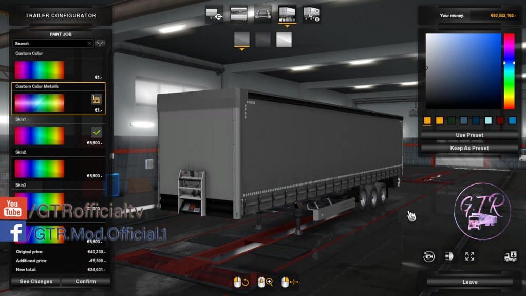 PAINT JOB CUSTOM COLOUR FOR TRAILERS WIELTON V1.0 MOD - ETS2 Mod Download