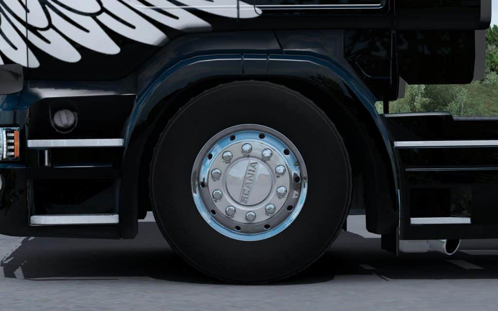 50KEDA TIRES REWORKED V1.0 1.34.X TUNING MOD - ETS2 Mod Download