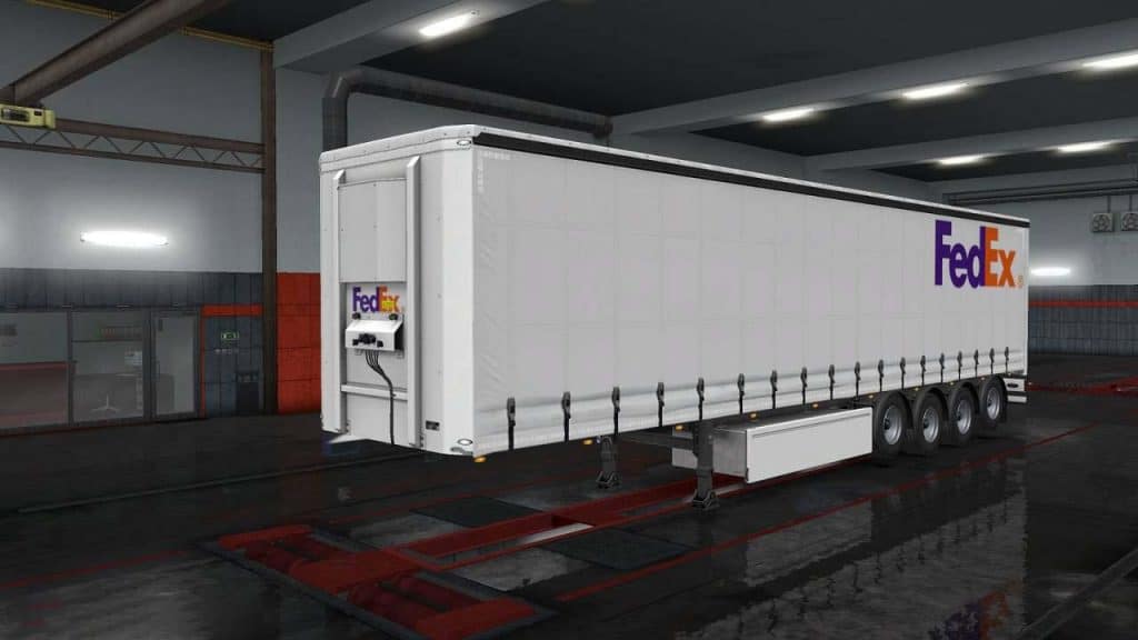FEDEX TRAILER V1.2 MOD - ETS2 Mod Download