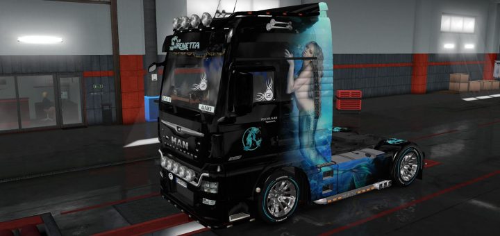 SMG STICKER V1.1 + TEMPLATES TRUCK SKIN - ETS2 Mod Download