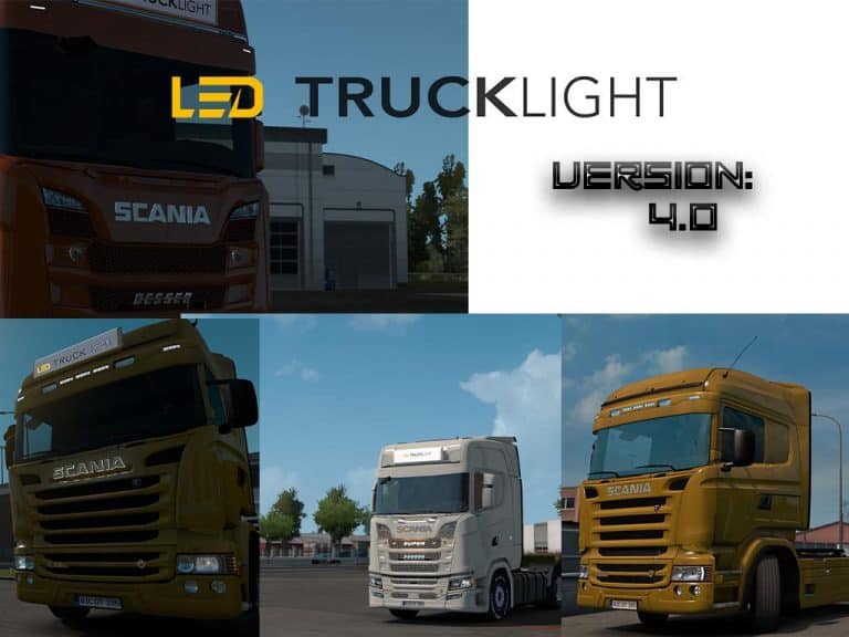 LED TRUCKLIGHT V4.0 TUNING MOD - ETS2 Mod Download