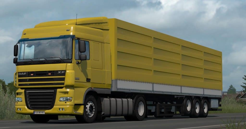 MAZ SEMI-TRAILER OWNABLE V1.1 1.35.X ETS2 - ETS2 Mod Download