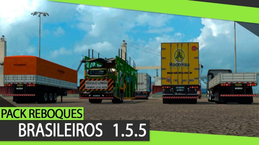BRAZILIAN TRAILER CARGO PACK V1.5.5 ETS2 - ETS2 Mod Download