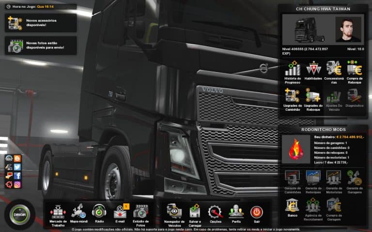 PROFILE CH CHUNG HWA TAIWAN & CHINA MAP BETA MOD - ETS2 Mod Download