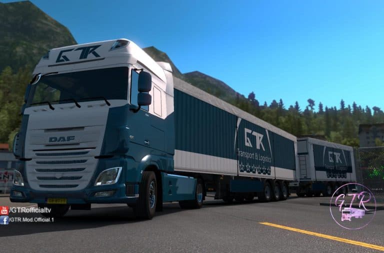SKIN PACK TRANSPORT & LOGISTICS FOR DAF XF EURO 6 1.35.X ETS2 - ETS2 ...