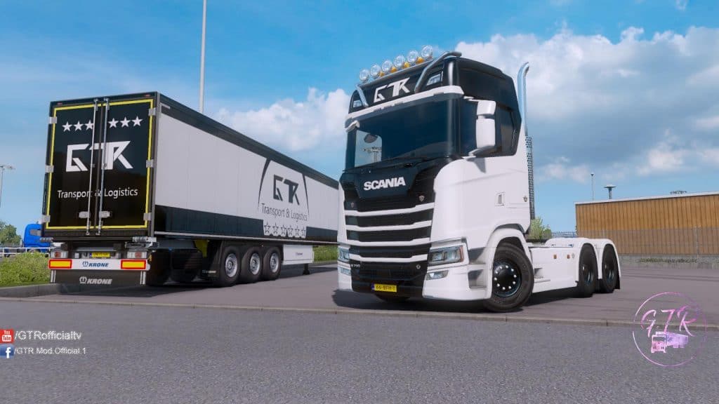 SKIN PACK TRANSPORT & LOGISTICS V1.1 ETS2 - ETS2 Mod Download