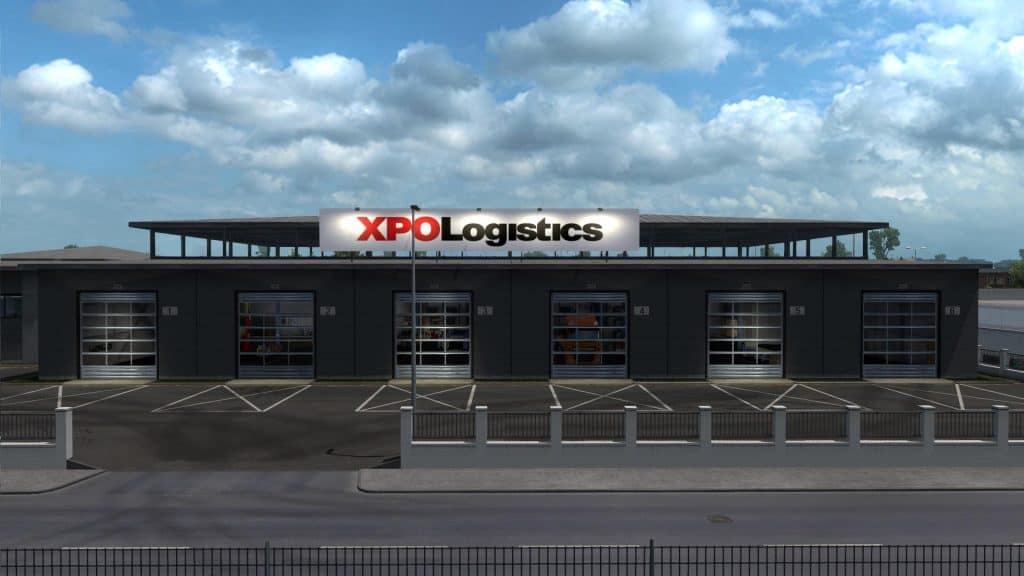 XPO LOGISTICS GARAGE 1.35 MOD - ETS2 Mod Download