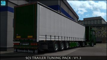 SCS TRAILER TUNING PACK V1.3 ETS2 - ETS2 Mod Download