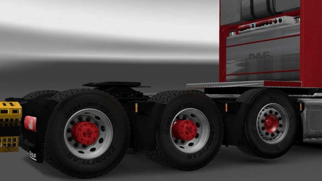 HUB REDUCTION AXLE AND WHEEL COVER FIXED V1.0 TUNING MOD - ETS2 Mod ...