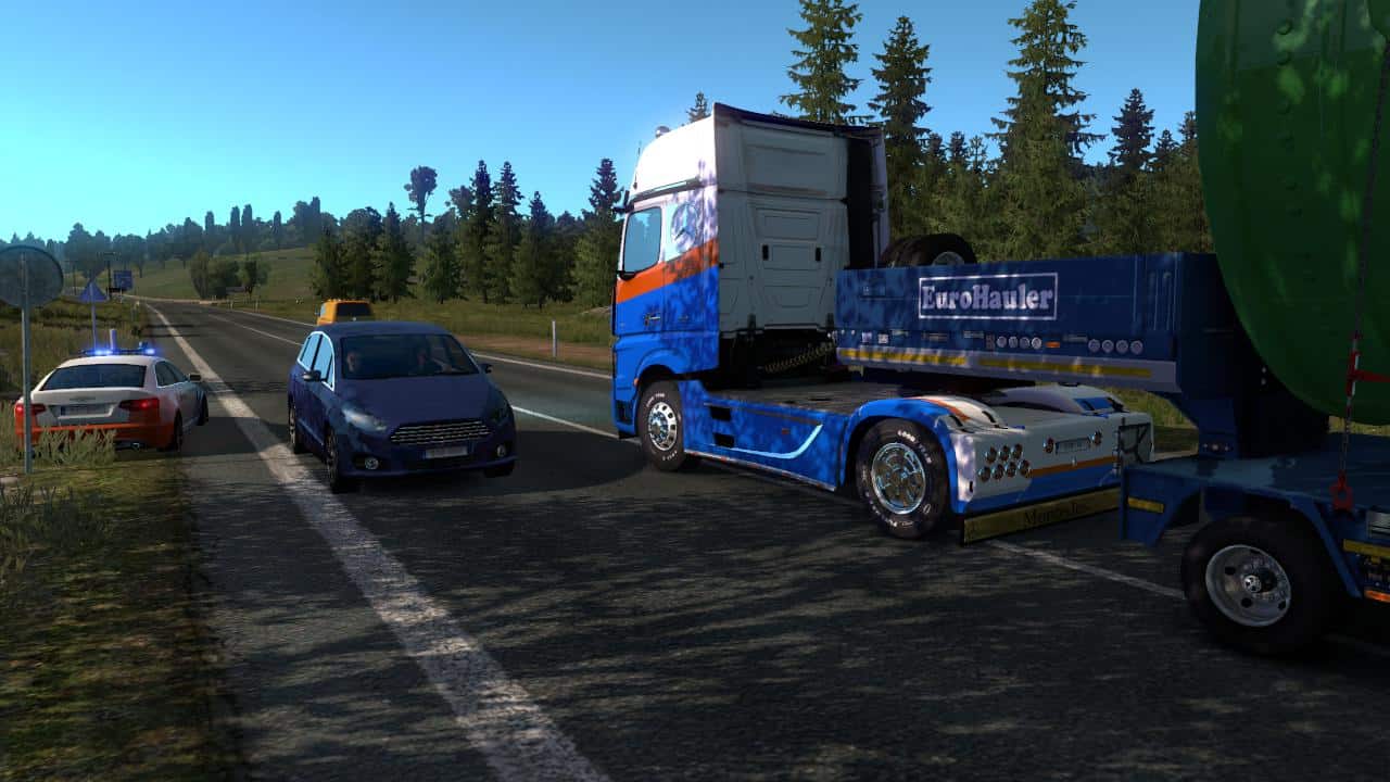 SKIN BAKKER & SCHILDER – MERCEDES NEW ACTROS – ETS2 1.35.X MOD - ETS2 ...