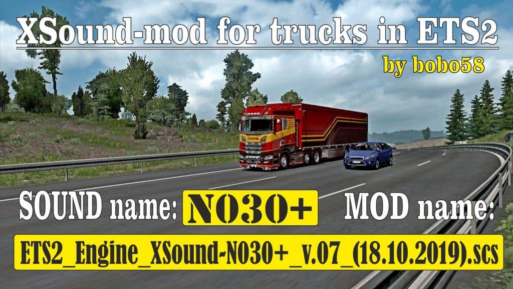 ETS2 ENGINE XSOUND N030+ 1.35.X ETS2 - ETS2 Mod Download