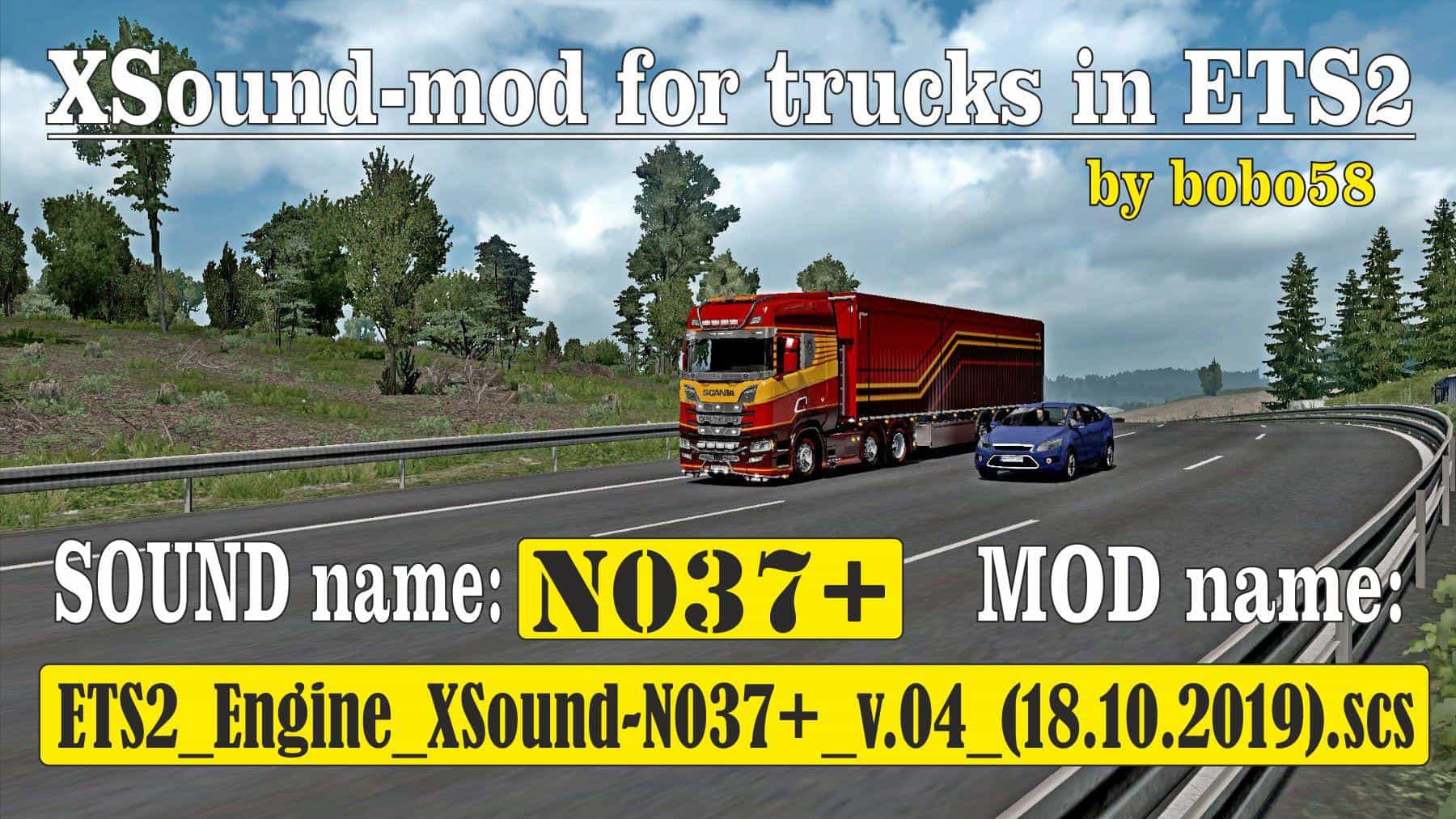 ETS2 ENGINE XSOUND N037+ 1.35.X ETS2 - ETS2 Mod Download