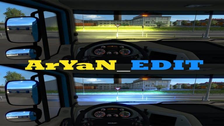 HEADLIGHT TOW COLOR FOR ALL SCS TRUCK V1.0 TUNING MOD - ETS2 Mod Download