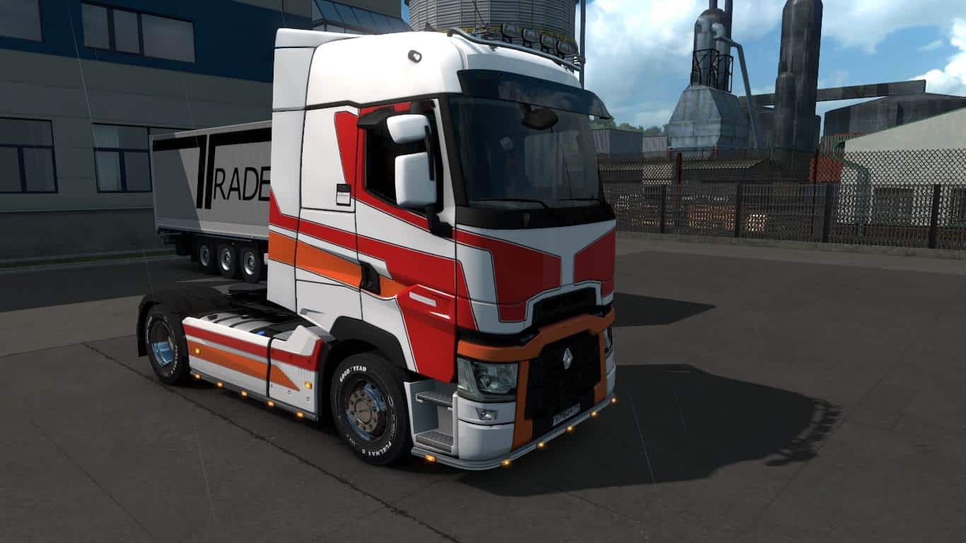 HIGH CENTAURE SKIN FOR RENAULT T RANGE V1.0 TRUCK SKIN - ETS2 Mod Download