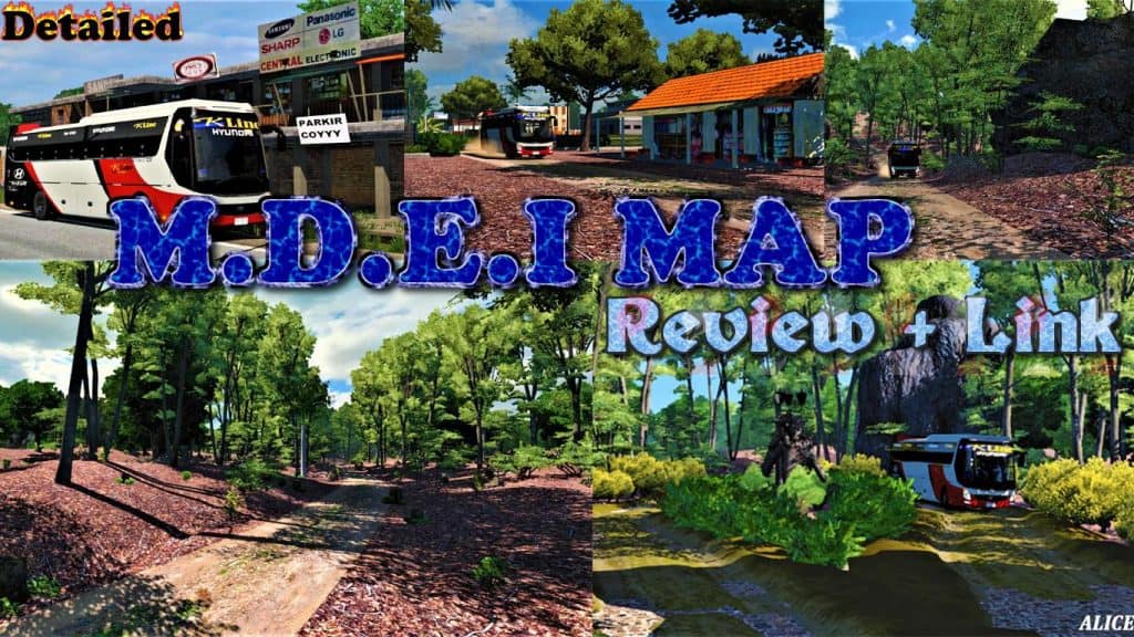 M.D.E.I MAP LATEST FOR 1.31 - 1.34 MAP MOD - ETS2 Mod Download