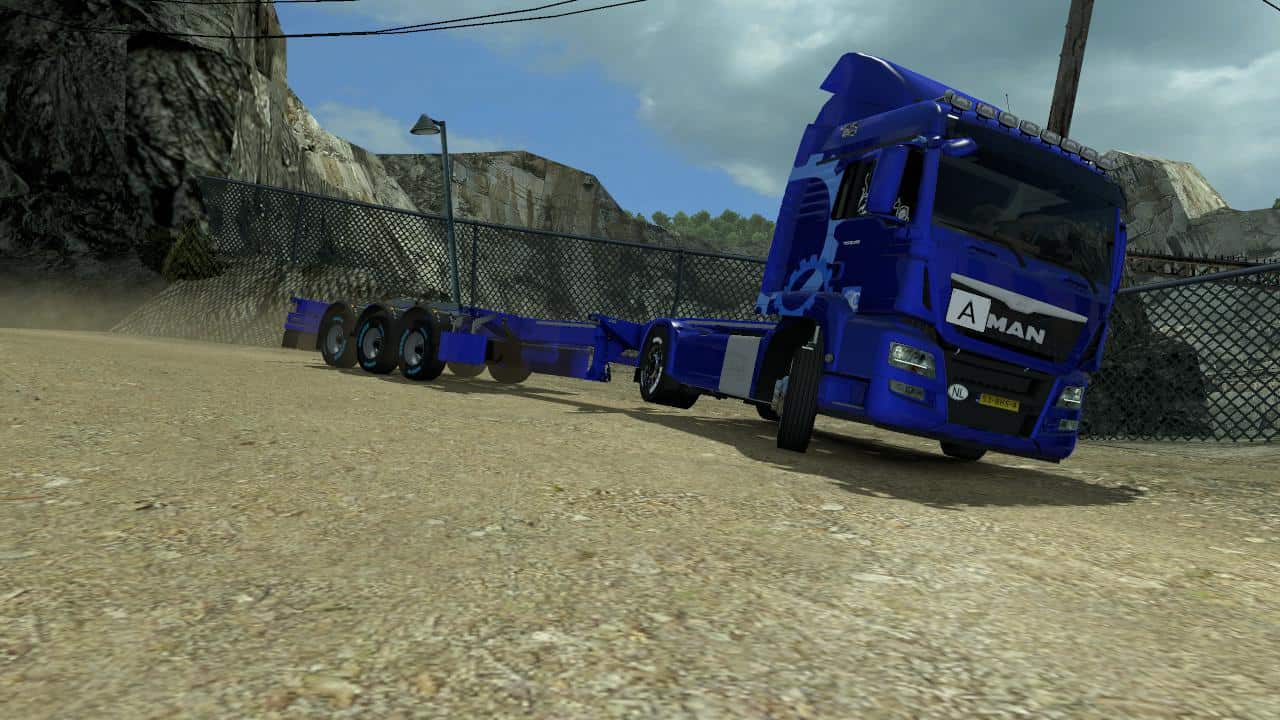 NEW MAN – TGS E6 – ETS2 1.35.X TRUCK - ETS2 Mod Download